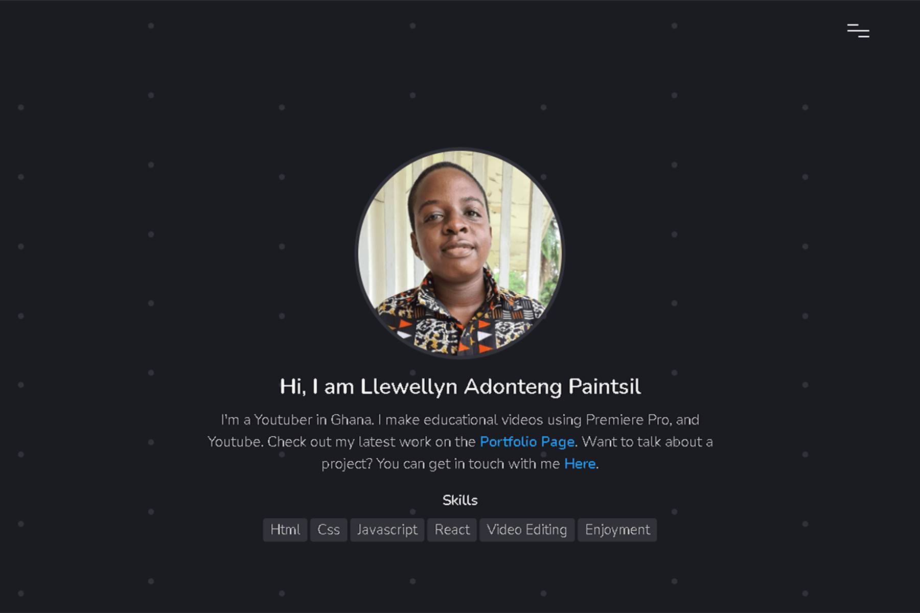 Llewellyn Paintsil's Portfolio